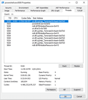 Analyzing Thread CPU Utilization with ProcessExplorer, PowerShell, and WMI | xkln.net